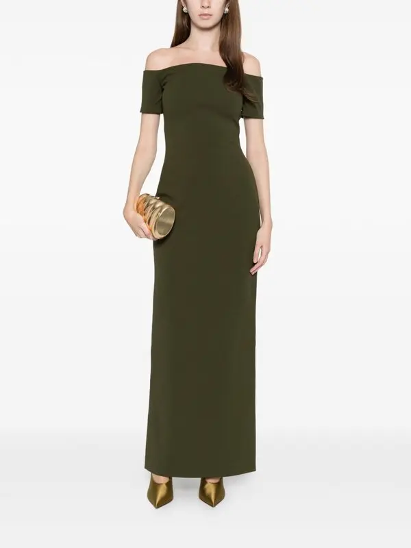 Solace London Nile Maxi Dress - Green