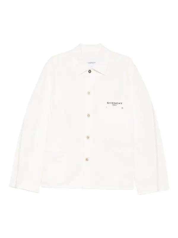 Givenchy Denim Cotton Trucker Jacket - White