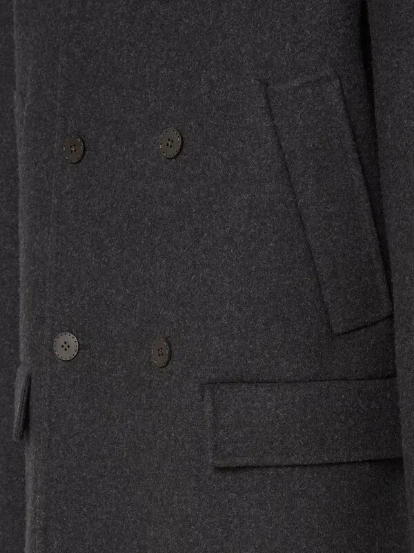 Fendi Double-breasted Coat - Grey