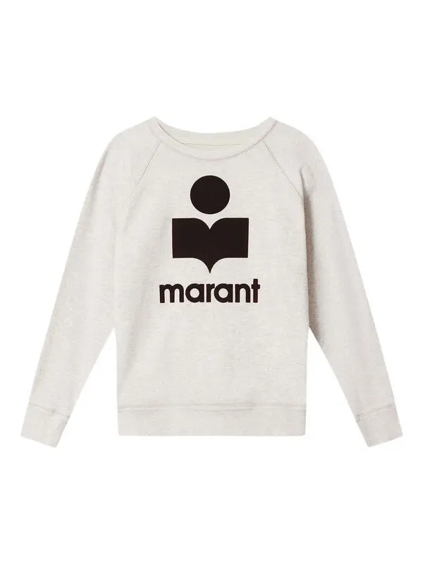 MARANT ETOILE Millyny Cotton Sweatshirt - Brown