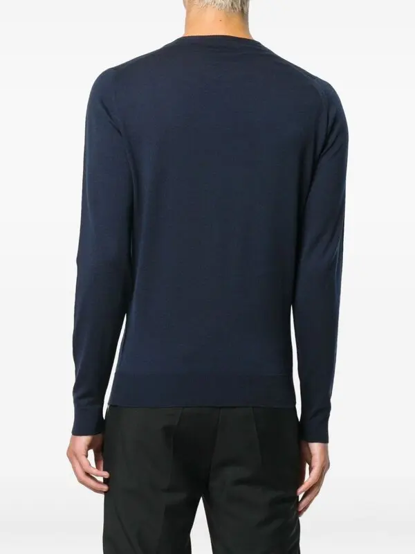 John Smedley Crewneck Jumper - Green
