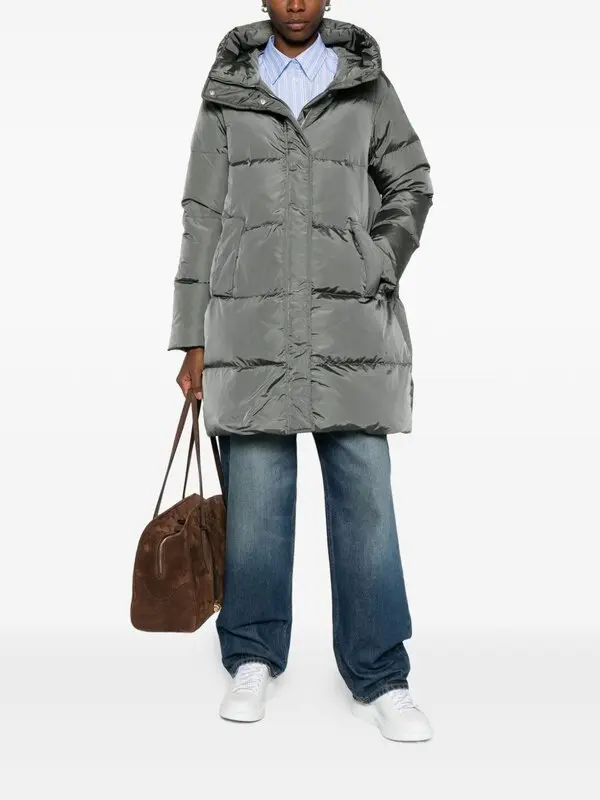 LEMPELIUS Nev Nylon Down Jacket - Grey