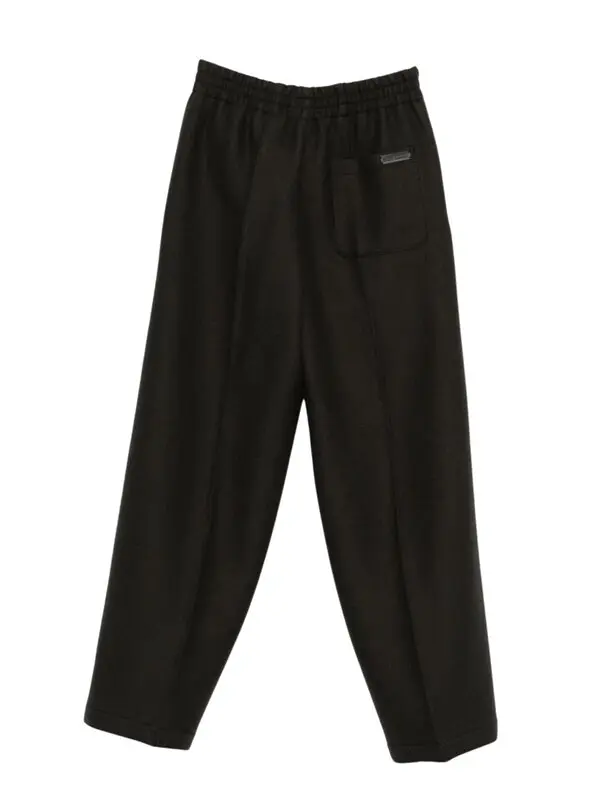 AMI Paris Wool Wide-leg Trousers