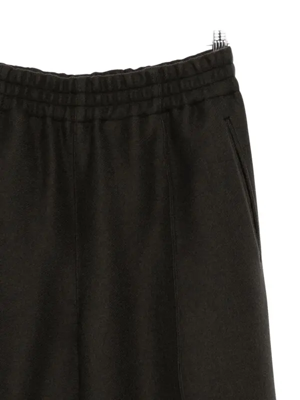 AMI Paris Wool Wide-leg Trousers