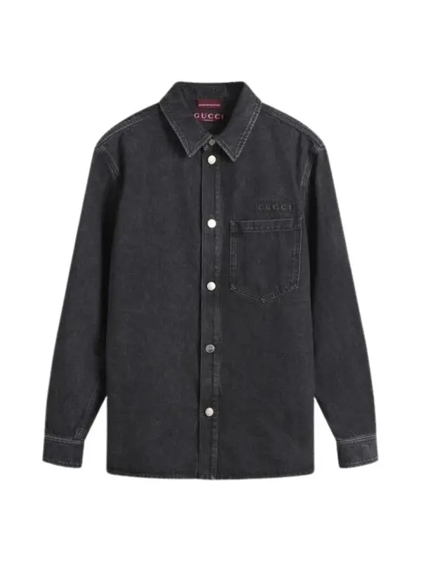 Gucci Shirt With Logo - Black