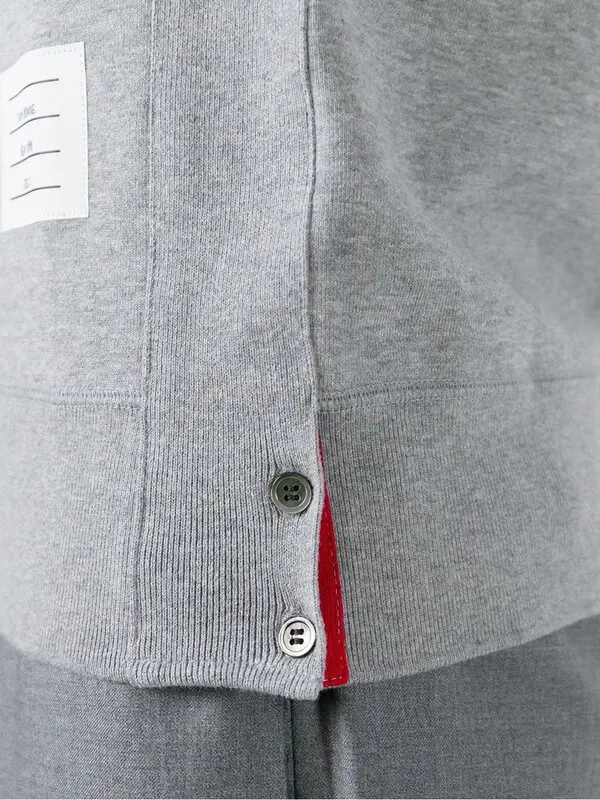 Thom Browne 4-bar Cotton Sweatshirt - Grey