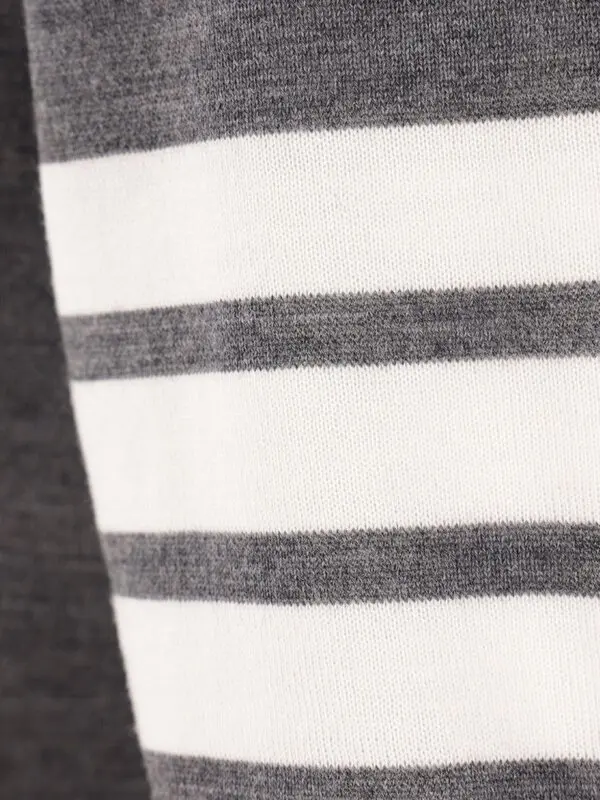 Thom Browne Wool Polo Shirt - Grey