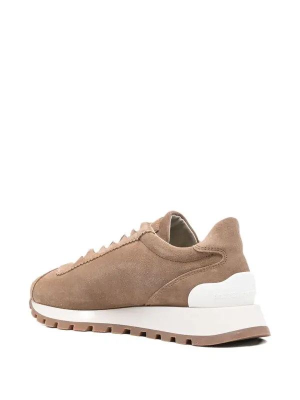 Brunello Cucinelli Leather Sneakers - Brown