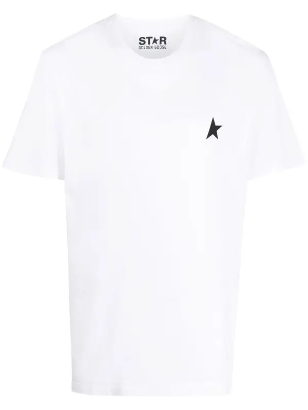 GOLDEN GOOSE Logo Cotton T-shirt - White