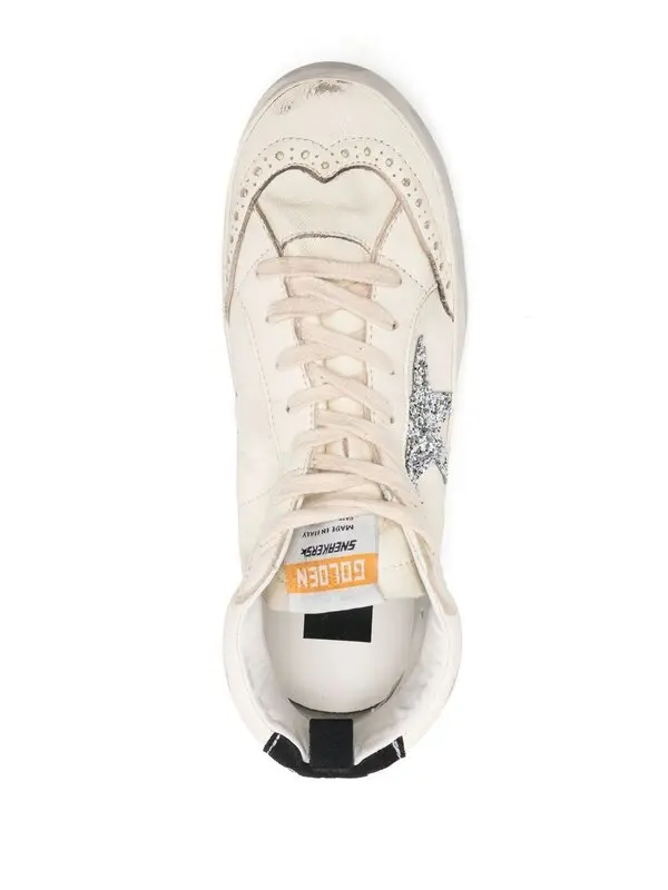 GOLDEN GOOSE Mid Star Leather Sneakers
