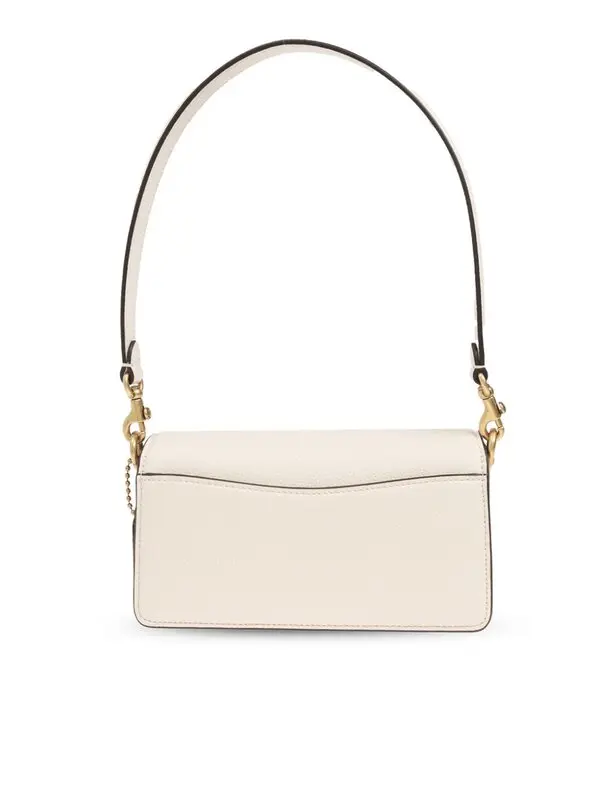COACH Tabby 20 Leather Shoulder Bag - White
