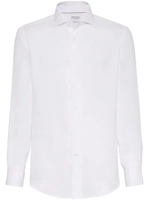 Brunello Cucinelli Linen Shirt - White