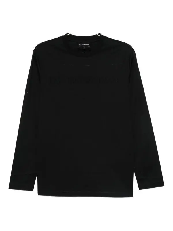 Emporio Armani Logo Cotton T-shirt - Blue