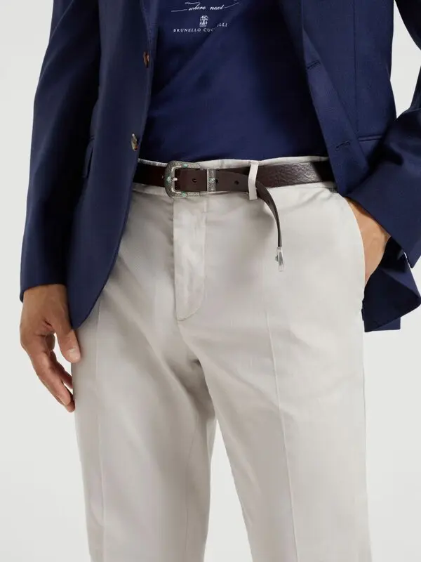 Brunello Cucinelli Cotton Trousers - Beige