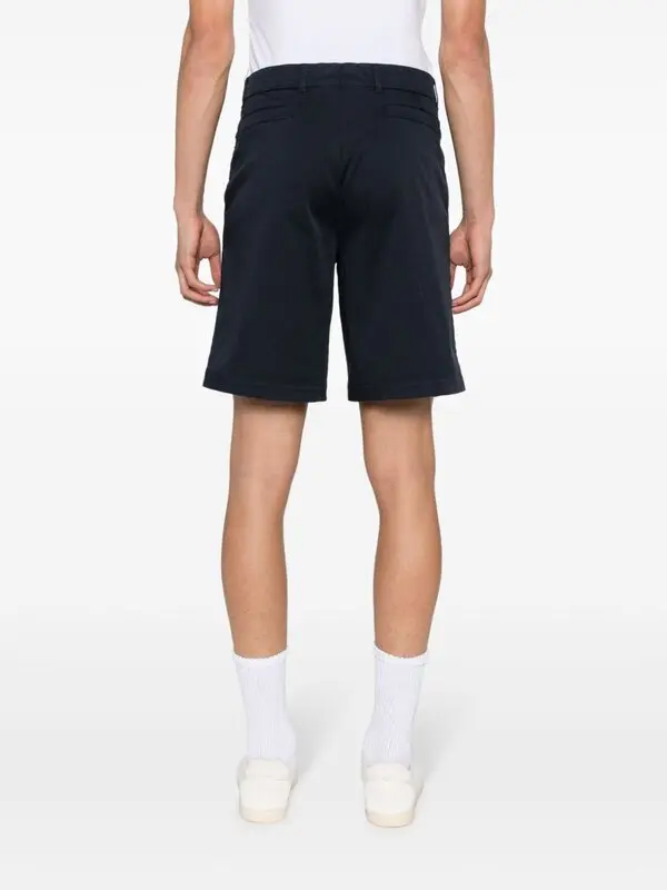 Brunello Cucinelli Cotton Bermuda Shorts - Blue