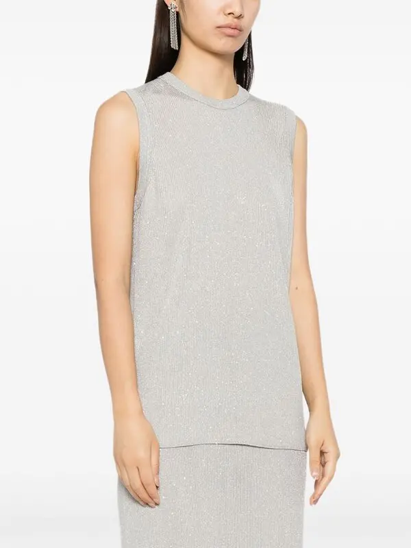 TOM FORD Sequined Top - Silver