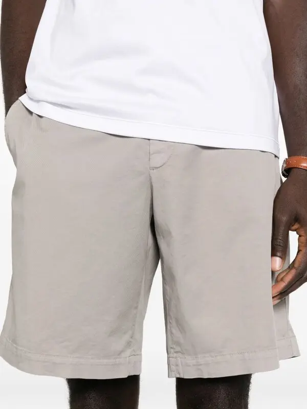 Brunello Cucinelli Cotton Bermuda Shorts - Brown