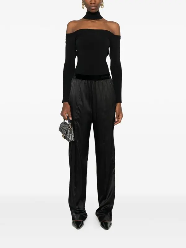TOM FORD Pajama Silk Trousers - Black