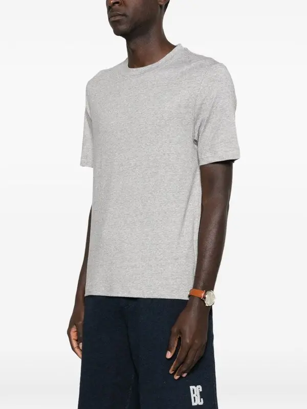 Brunello Cucinelli Linen Blend T-shirt - Grey