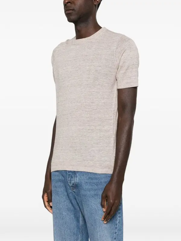 Brunello Cucinelli Linen Blend Sweater - Beige