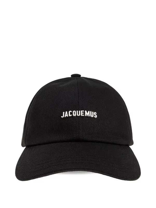 Jacquemus Cotton Baseball Cap - Black