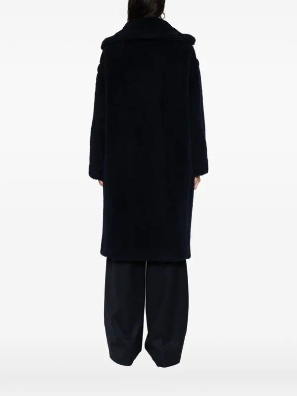 Max Mara Double-breasted Coat - Blue