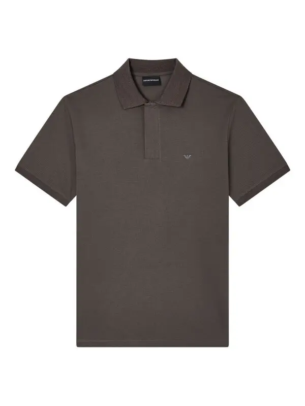 Emporio Armani Logo Cotton Polo Shirt