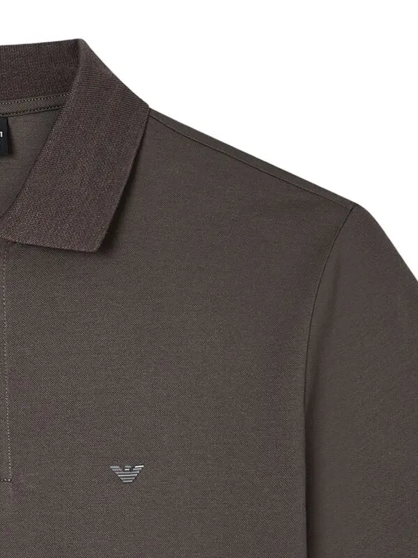 Emporio Armani Logo Cotton Polo Shirt