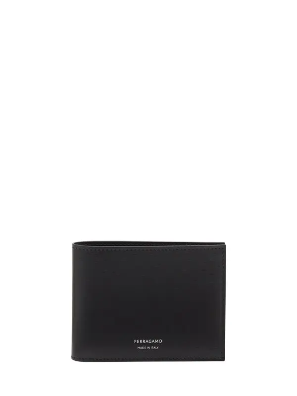 FERRAGAMO Wallet With Logo - Black