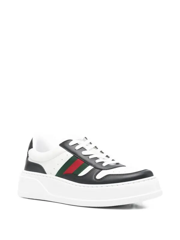 Gucci Chunky B Leather Sneakers