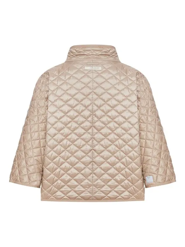 Max Mara Quilted Nylon Cape