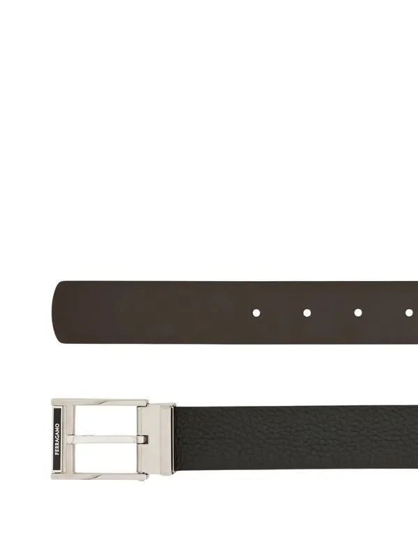FERRAGAMO Reversible Belt - Black