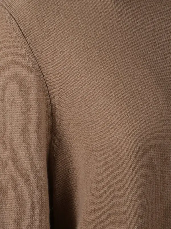 ALLUDE Cashmere Turtleneck - Brown
