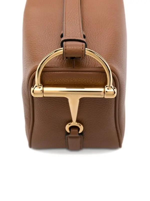 Gucci Half Horsebit Medium Leather Shoulder Bag