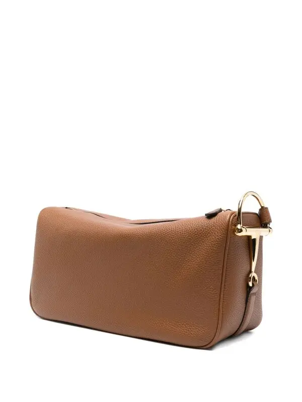 Gucci Half Horsebit Medium Leather Shoulder Bag
