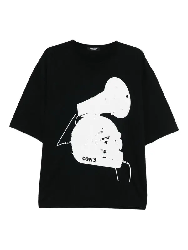 Undercover T-shirt With Print - Black