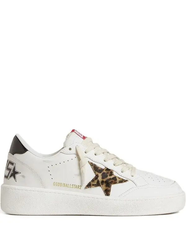 GOLDEN GOOSE Ball Star Leather Sneakers - Multi