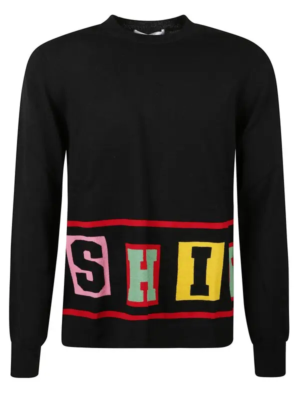 Comme Des Garçons Crew Neck Sweater - Black