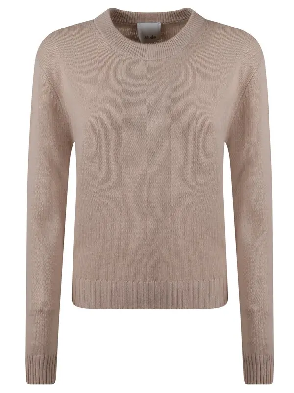 ALLUDE Cashmere Sweater - Beige