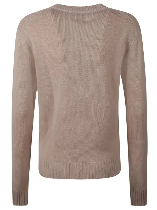 ALLUDE Cashmere Sweater - Beige