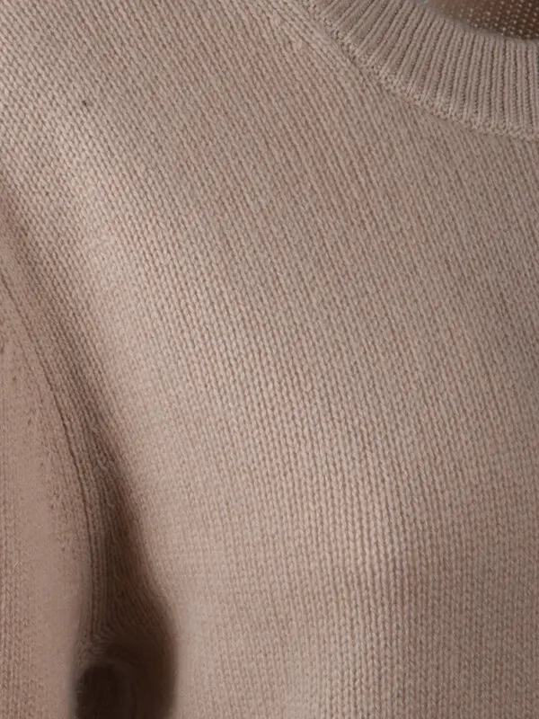 ALLUDE Cashmere Sweater - Beige
