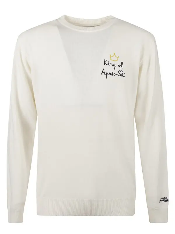 MC2 SAINT BARTH Printed Heron Sweatshirt - White