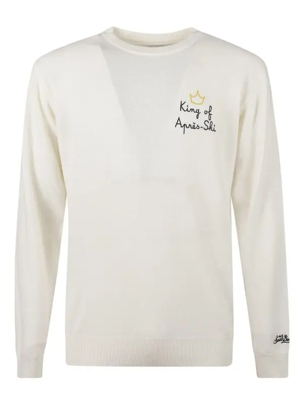 MC2 SAINT BARTH Printed Heron Sweatshirt - White