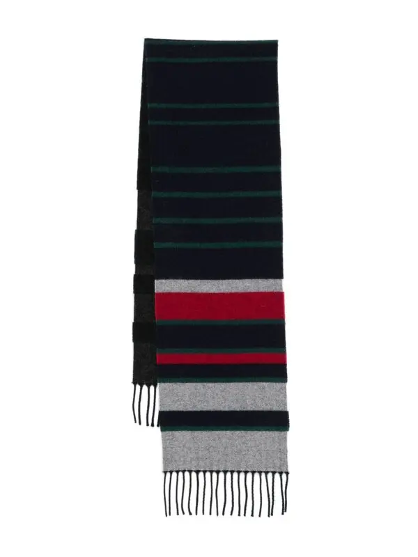 Paul Smith Wool Blend Scarf - Blue