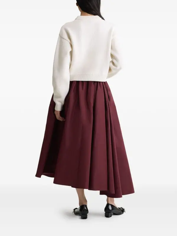 PATOU Sweater With Logo - White
