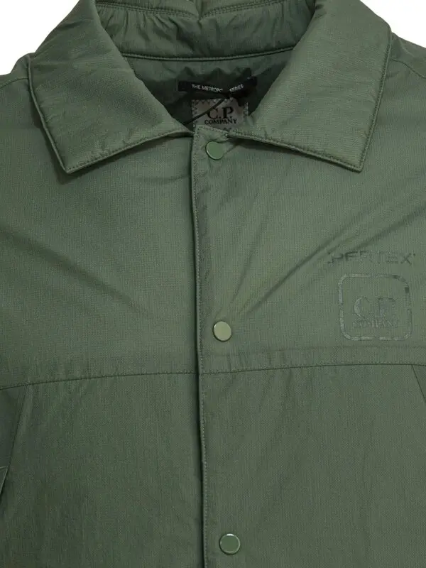 C.P. COMPANY Buttoned Shirt Jacket With Goggle Detail
