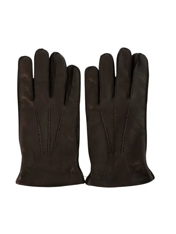 ALPO Leather Gloves - Brown
