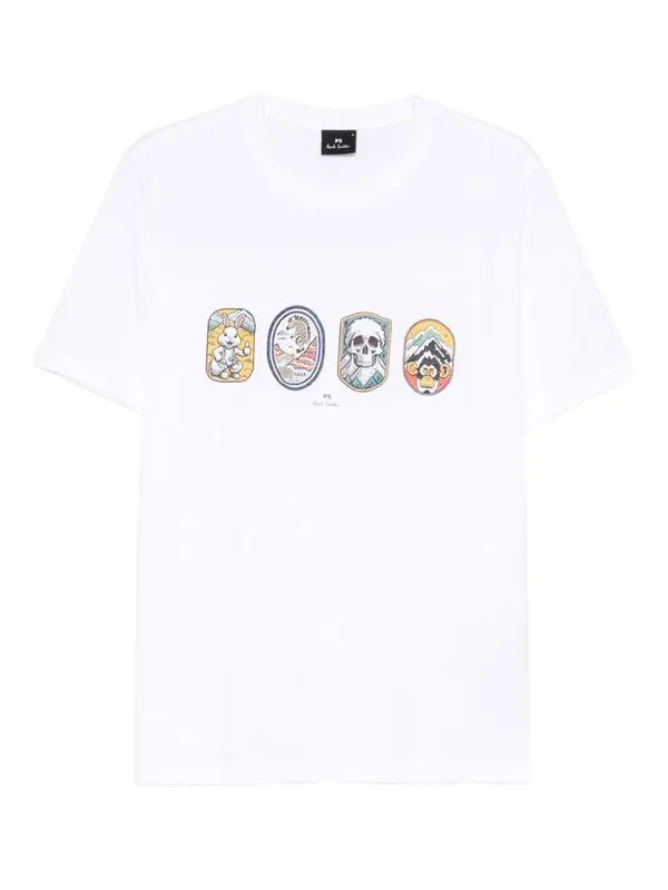 Paul Smith Printed T-shirt - White