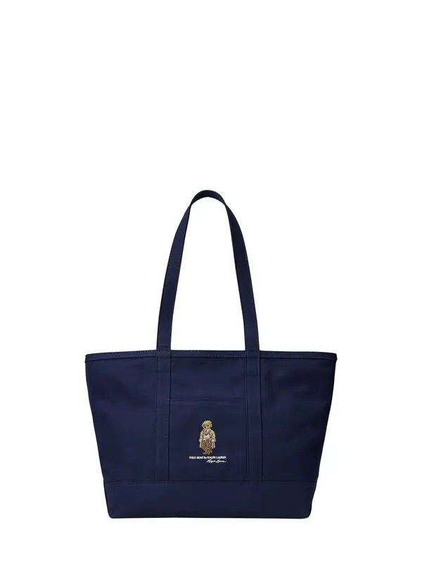 Polo Ralph Lauren Embroidered Polo Bear Shoulder Bag - Blue