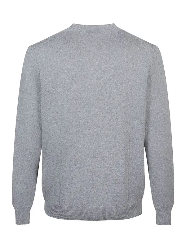 FAY Fine Wool Sweater - Grey